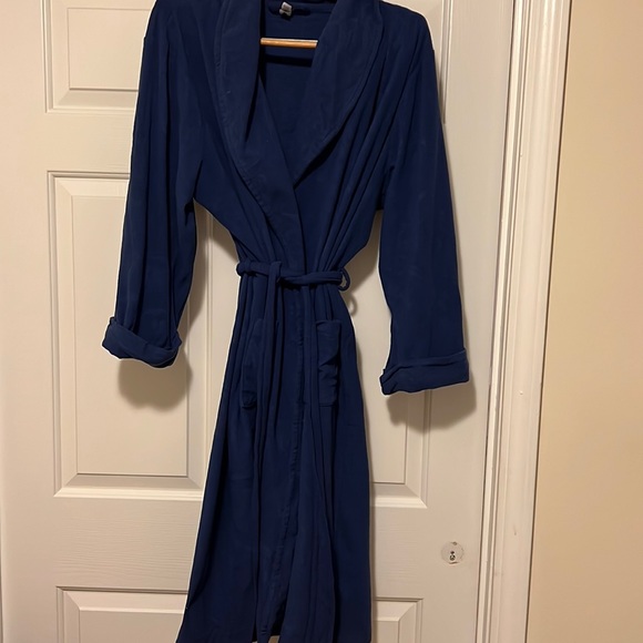 PINK Victoria's Secret | Intimates & Sleepwear | Dark Blue Pink Plush ...